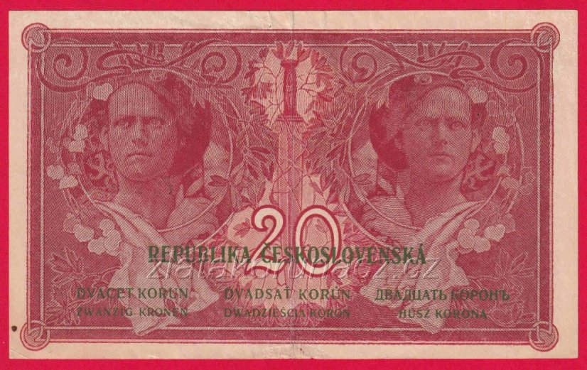 20 Korun 1919 P 082 :: Numismatika Zlatá Koruna