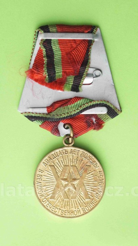 SSSR - Jubilejní medaile 20. výročí vítězství ve velké vlastenecké ...
