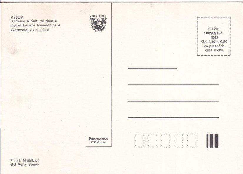 Kyjov - radnice, kulturní dům, kroj :: Numismatika Zlatá Koruna