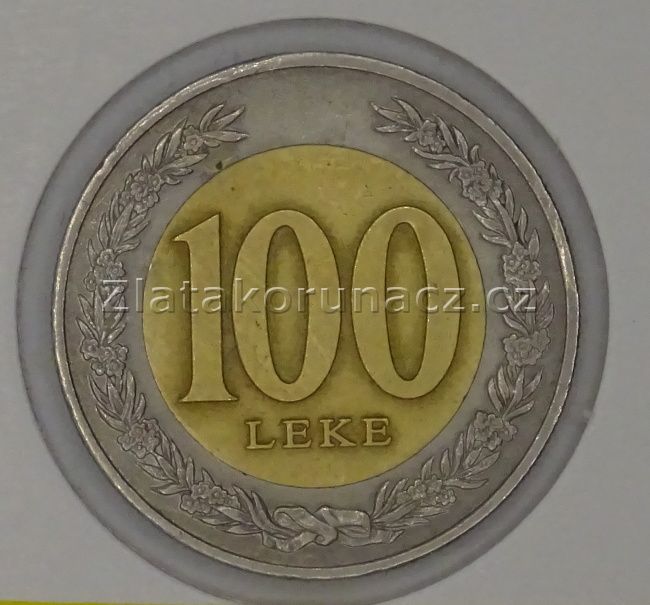 Albánie - 100 Leke 2000 :: Numismatika Zlatá Koruna