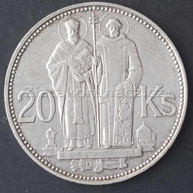 Dvacetikoruna -20Ks 1941-varianta :: Numismatika Zlatá Koruna