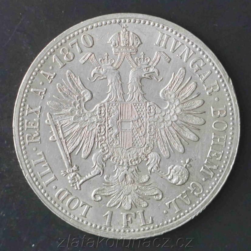1 zlatník 1870 A :: Numismatika Zlatá Koruna